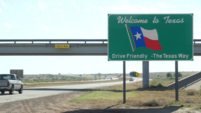 Welcome to Texas Sign On Stock Footage Video (100% Royalty-free ...