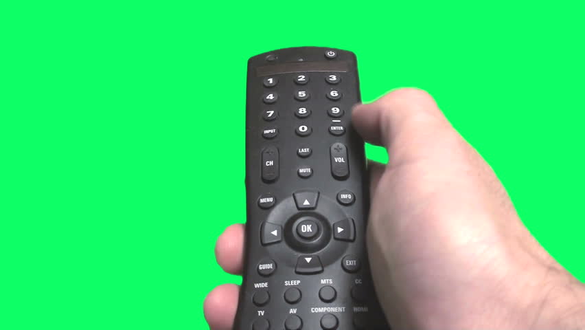 tv remote control green screen Stock Footage Video (100% Royalty-free ...