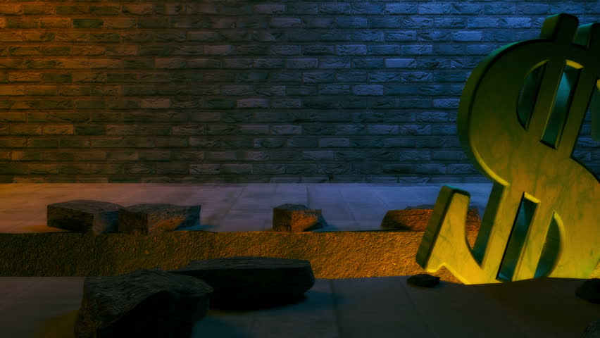 Smoking Dollar Sign Lays in Stock Footage Video (100% Royalty-free ...