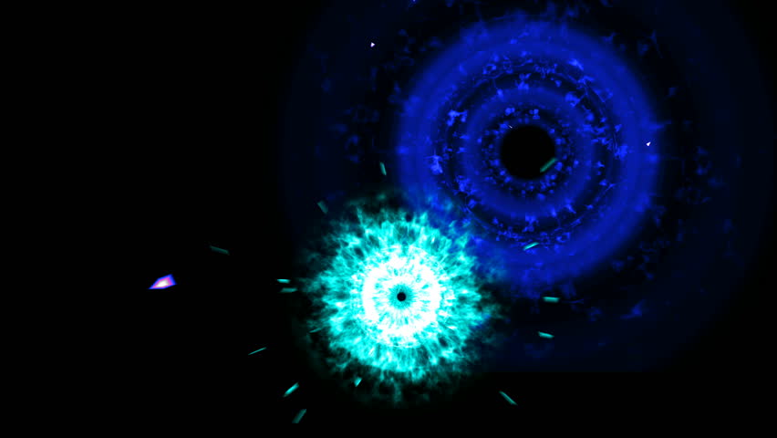 Shock Waves Explosion with Particles3d Stock Footage Video (100% ...