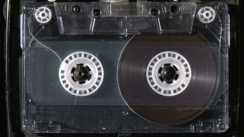 Audio Cassette Starts Playing Stock Footage Video (100% Royalty-free ...