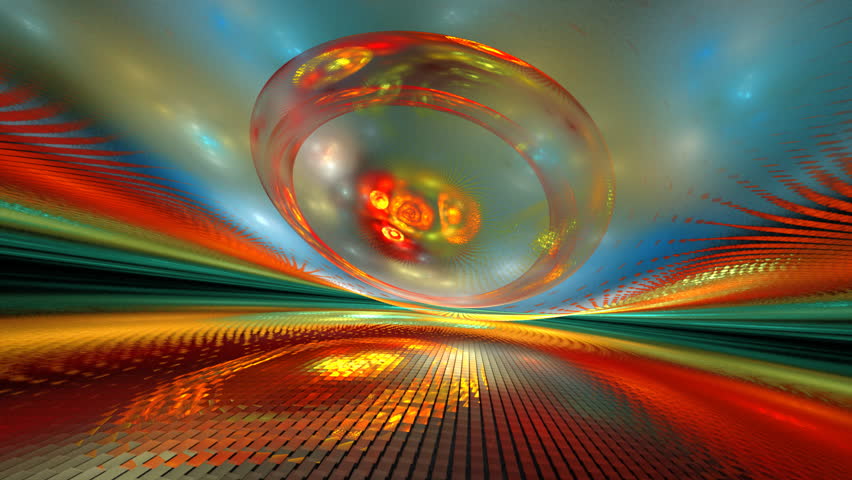 Spherical Multicolored Horizon Composition Seamless Stock Footage Video ...