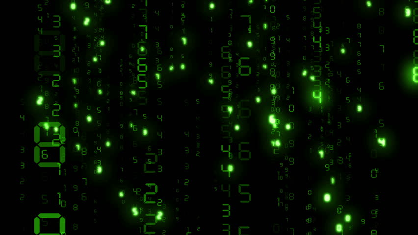 abstract animated background falling numbers like Stock Footage Video ...