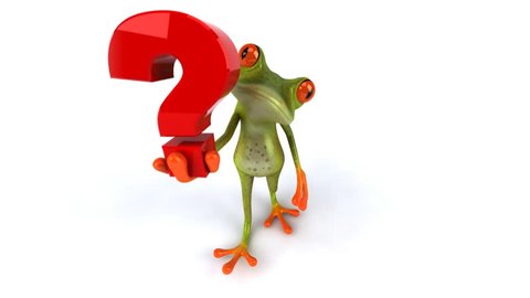 Fun Frog Question Mark Stock Footage Video (100% Royalty-free) 3144787 ...
