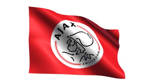 Ajax Fc Flag Waving On Transparent Stock Footage Video (100% Royalty ...