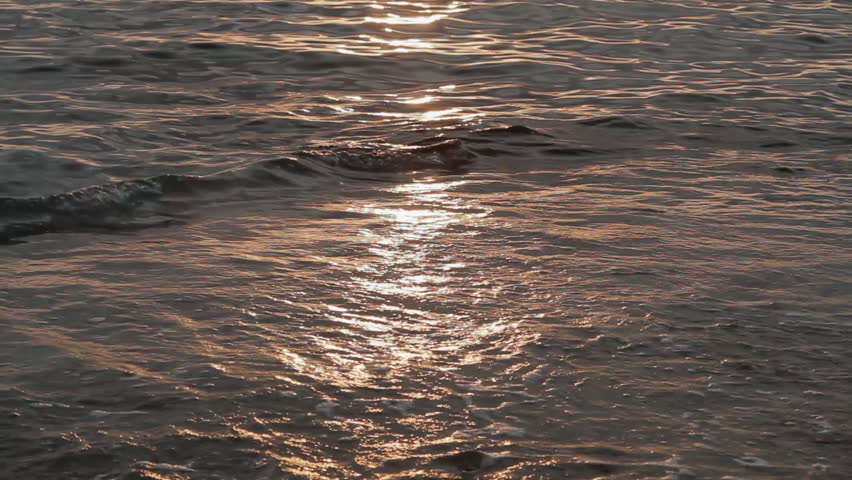 light reflecting on ocean waves alicante Stock Footage Video (100% ...