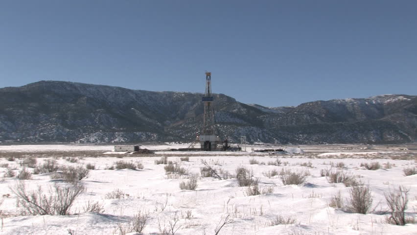 Oil Rig Valley of Utah Stock Footage Video (100% Royalty-free) 314803 ...