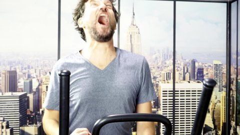 Muscular man screaming Stock Video Footage - 4K and HD Video Clips ...