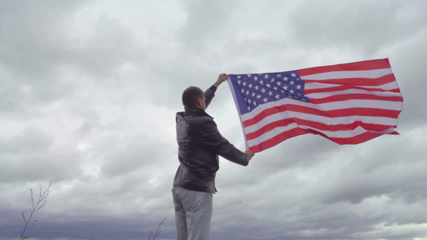 Rear View of Man Holding Stock Footage Video (100% Royalty-free ...
