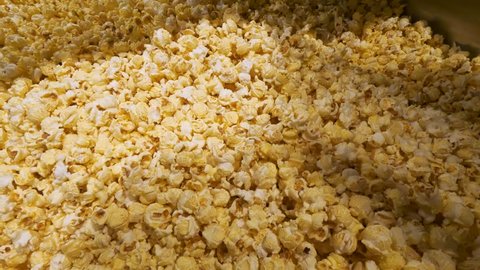 Stirring Mass Fresh Roasted Popcorn Stock Footage Video (100% Royalty ...
