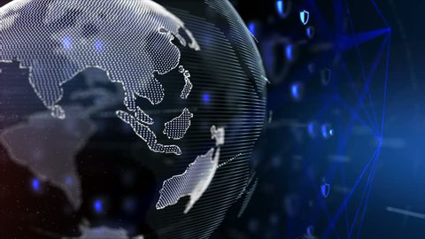 bright connections charts forming network over Stock Footage Video (100 ...