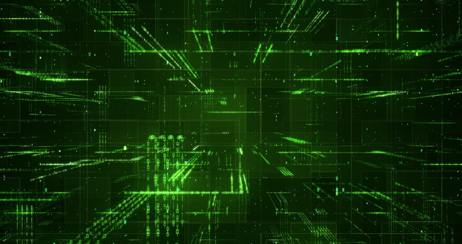 digital binary code matrix background loop Stock Footage Video (100% ...