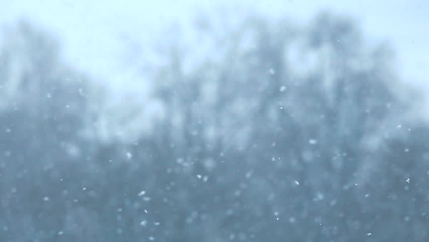 Snow Flakes Falling in Slow Stock Footage Video (100% Royalty-free ...