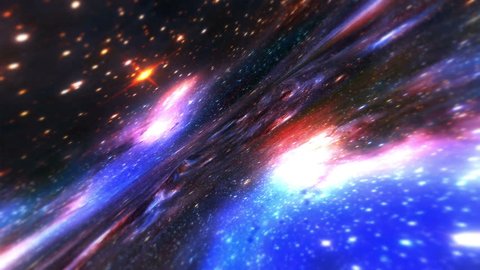 Intergalactic Space Tunnel Seamless Animated Science Stock Footage ...