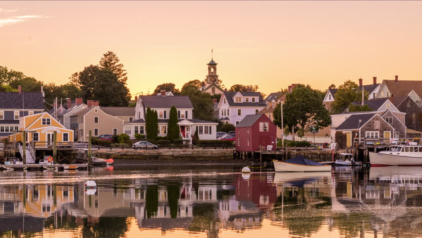 Downtown Portsmouth, New Hampshire on the Waterfront image - Free stock ...