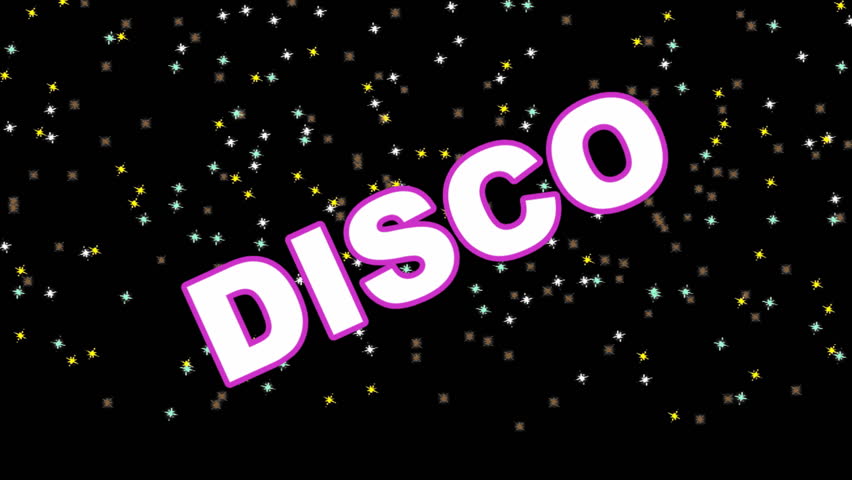 flying letters creating word disco discotheque Stock Footage Video (100 ...
