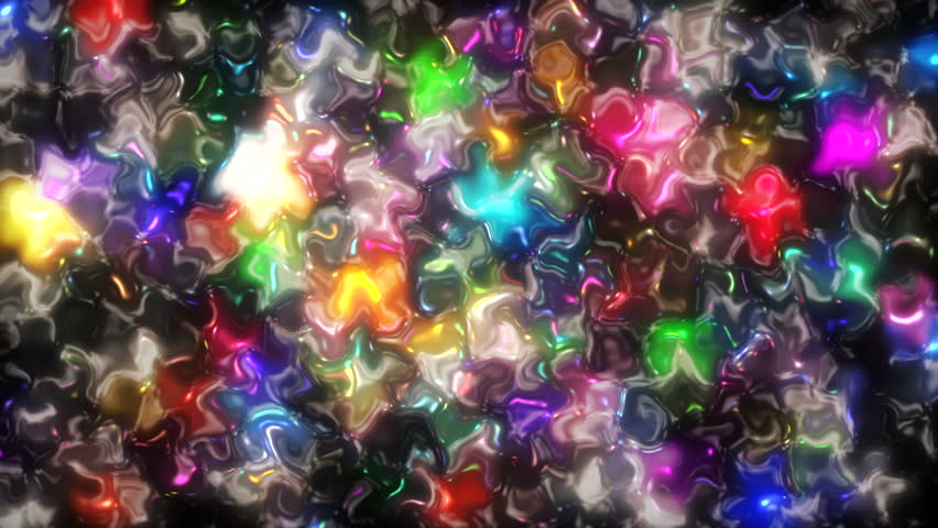 Melting Colors Background. Computer Generated Stock Footage Video (100% ...
