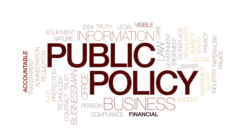 public policy animated word cloud text Stock Footage Video (100% ...