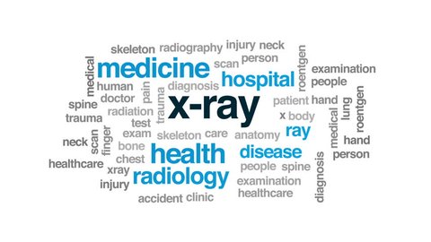 Xray Animated Word Cloud Text Design Stock Footage Video (100% Royalty ...