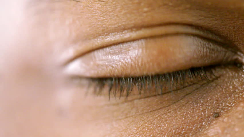 Closeup of an Opening Eye Stock Footage Video (100% Royalty-free ...