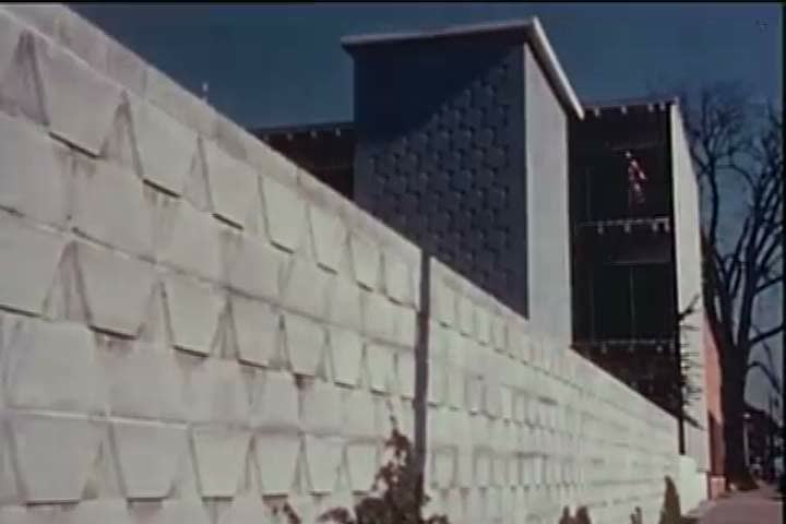 circa 1950s _ shots concrete masonry Stock Footage Video (100% Royalty ...