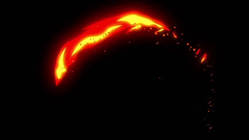 Burning Fire Animation, Comic Style, Stock Footage Video (100% Royalty ...