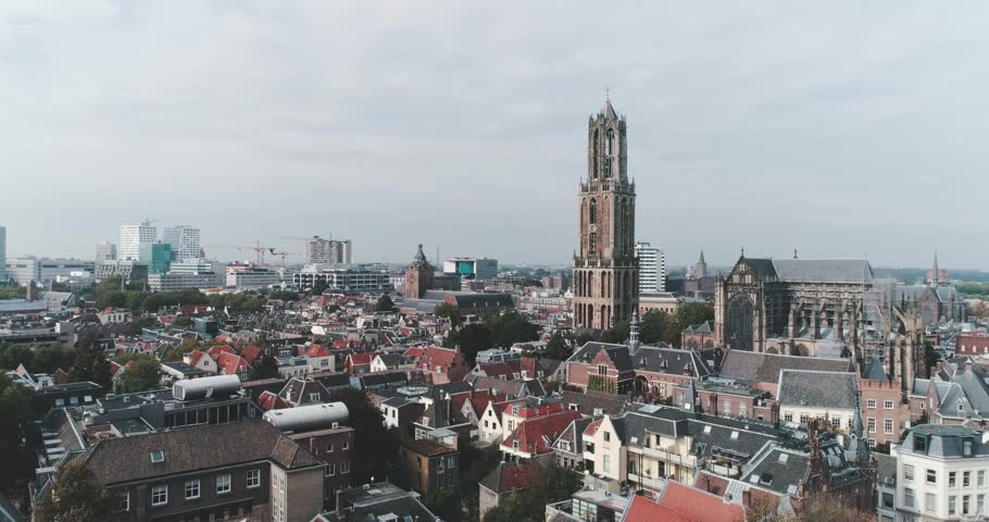 View of Utrecht, Netherlands from the DOM tower. image - Free stock ...