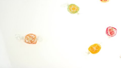 Colorful Candy Stop Motion Animation Stock Footage Video (100% Royalty ...