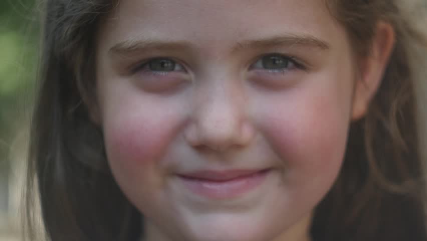 Little Girl Young Girl No Color Stock Footage Video (100% Royalty-free ...