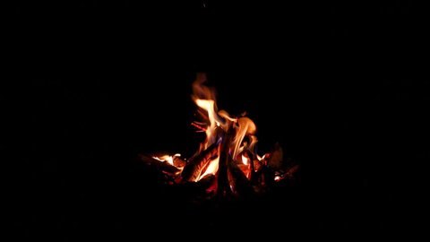 camp born fire effect green screen Stock Footage Video (100% Royalty ...