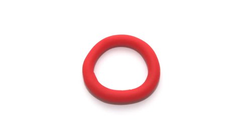 Circle Red Ring Logo Template Illustration Stock Vector (Royalty Free ...