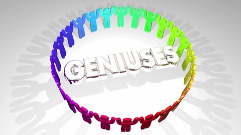 Genius Name Tag Sticker Hello Introduction Stock Footage Video (100% ...