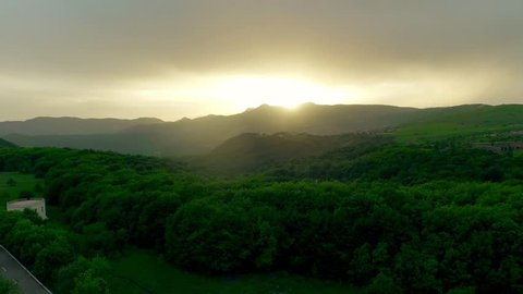 High Mountain Morning Time Beautiful Natural Stock Photo 1384588922 ...