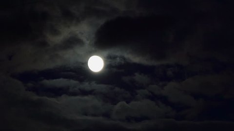 dark night sky full moon shining Stock Footage Video (100% Royalty-free) 555268 | Shutterstock