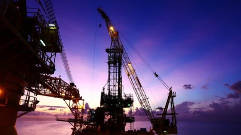 Derrick Tender Assisted Drilling Oil Rig Stock Footage Video (100% ...