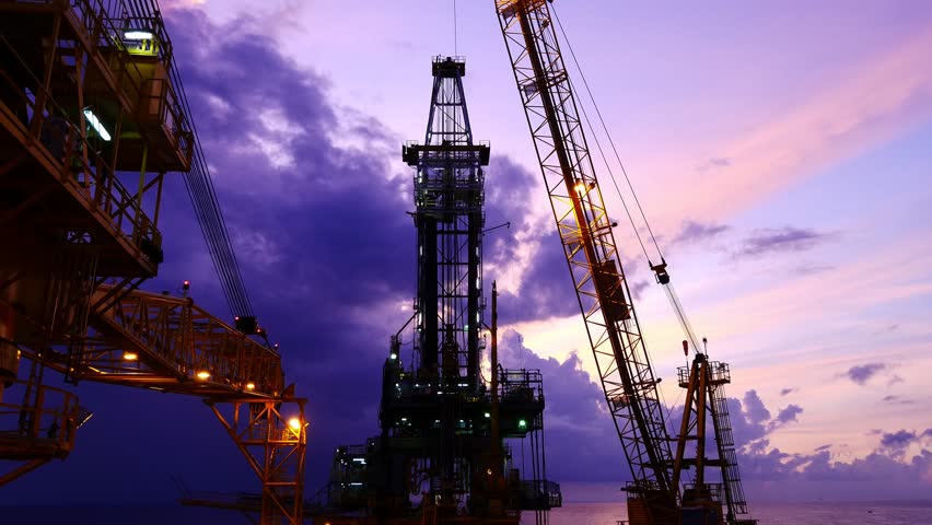 derrick tender assisted drilling oil rig Stock Footage Video (100% ...