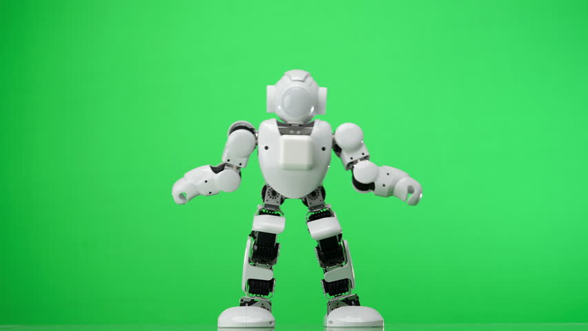 humanoid robot dances popular style dance Stock Footage Video (100% ...