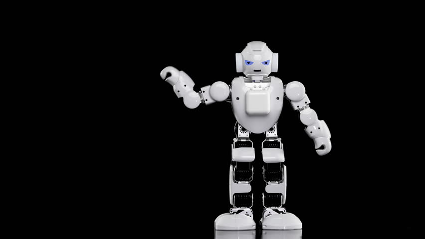 toy humanoid robot performs various movements Stock Footage Video (100% ...