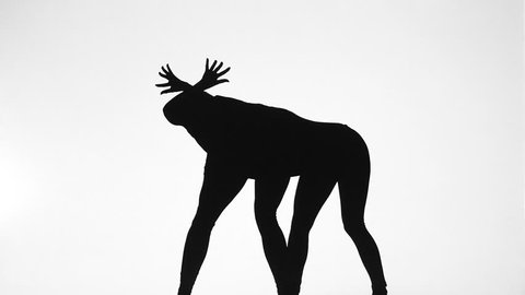 Moose Silhouette Stock Vector (Royalty Free) 305573255