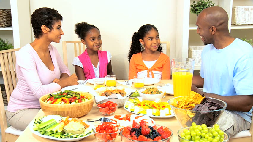 family gathering dinner table Stock Footage Video (100% Royalty-free ...