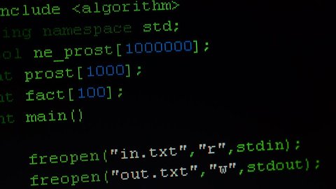 Source Code On Monitor Screen Stock Footage Video (100% Royalty-free ...