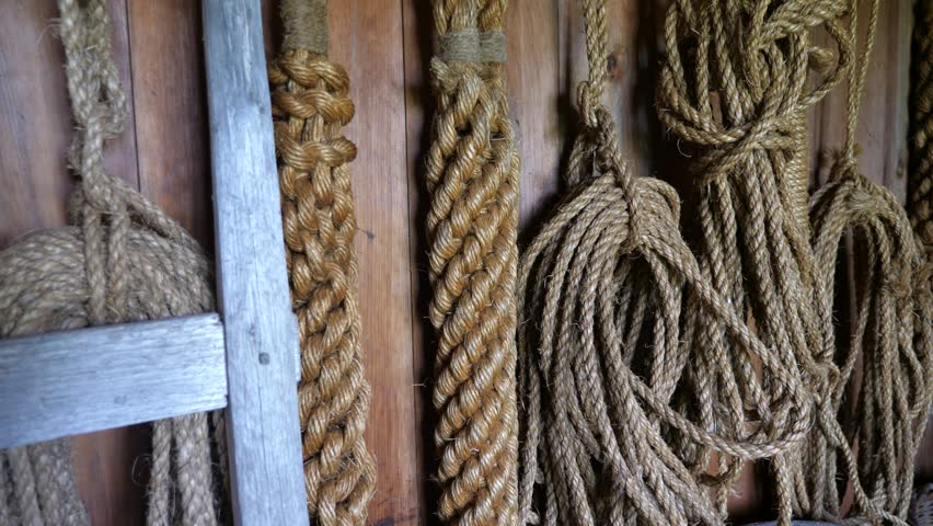 ropes hang on wall old cowboy Stock Footage Video (100% Royalty-free ...