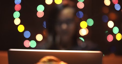 Female Hacker Types Smiles Stock Footage Video (100% Royalty-free ...