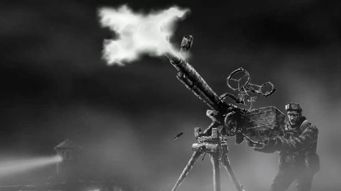 Destroyed Air Base Rising Ground Zombies Stock Footage Video (100% ...