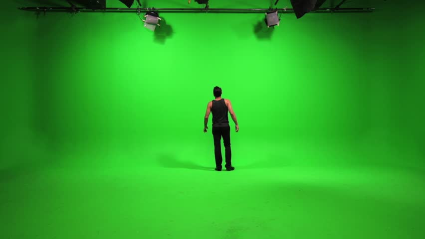 green screen male model Stock Footage Video (100% Royalty-free) 3215971 ...