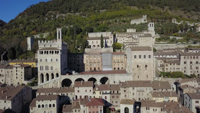 Gubbio, Italy, October 28, 2017. Stock Footage Video (100% Royalty-free ...