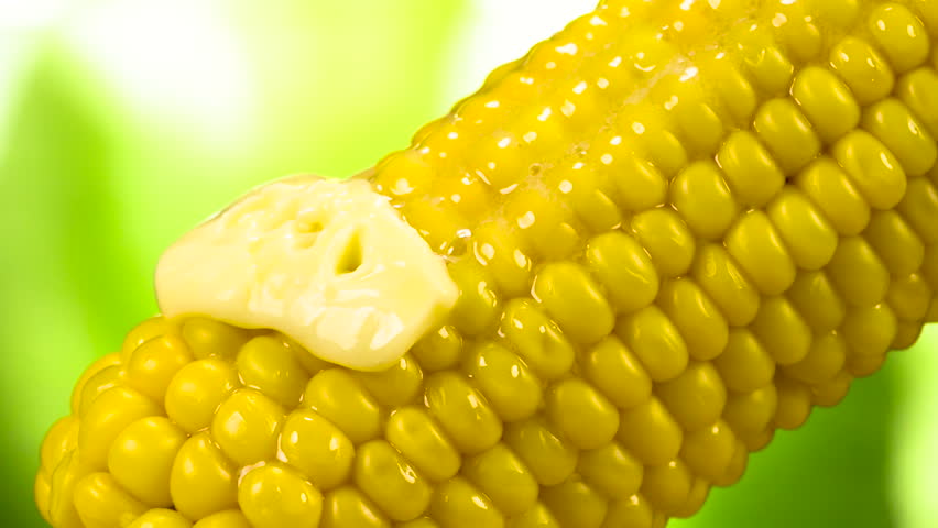 salting cooked corn grains salt slowly Stock Footage Video (100% ...