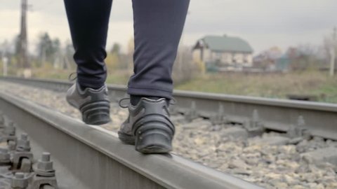 Worker Adjustable Wrench Hands On Railway Stock Photo 127708448 ...