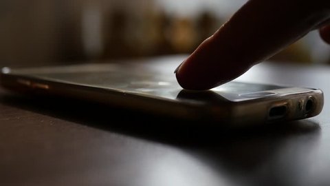 Slide Your Finger Across Screen Your Stock Footage Video (100% Royalty ...