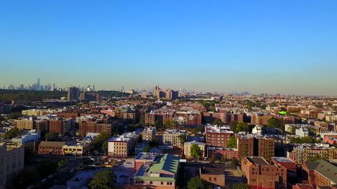 Flying Over Brooklyn Neighborhood Part 2 Stock Footage Video (100% ...